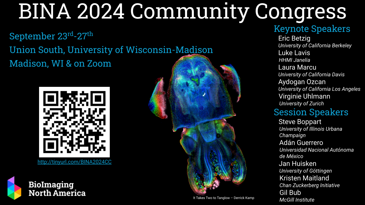 BINA 2024 Community Congress - BioImaging North America Site